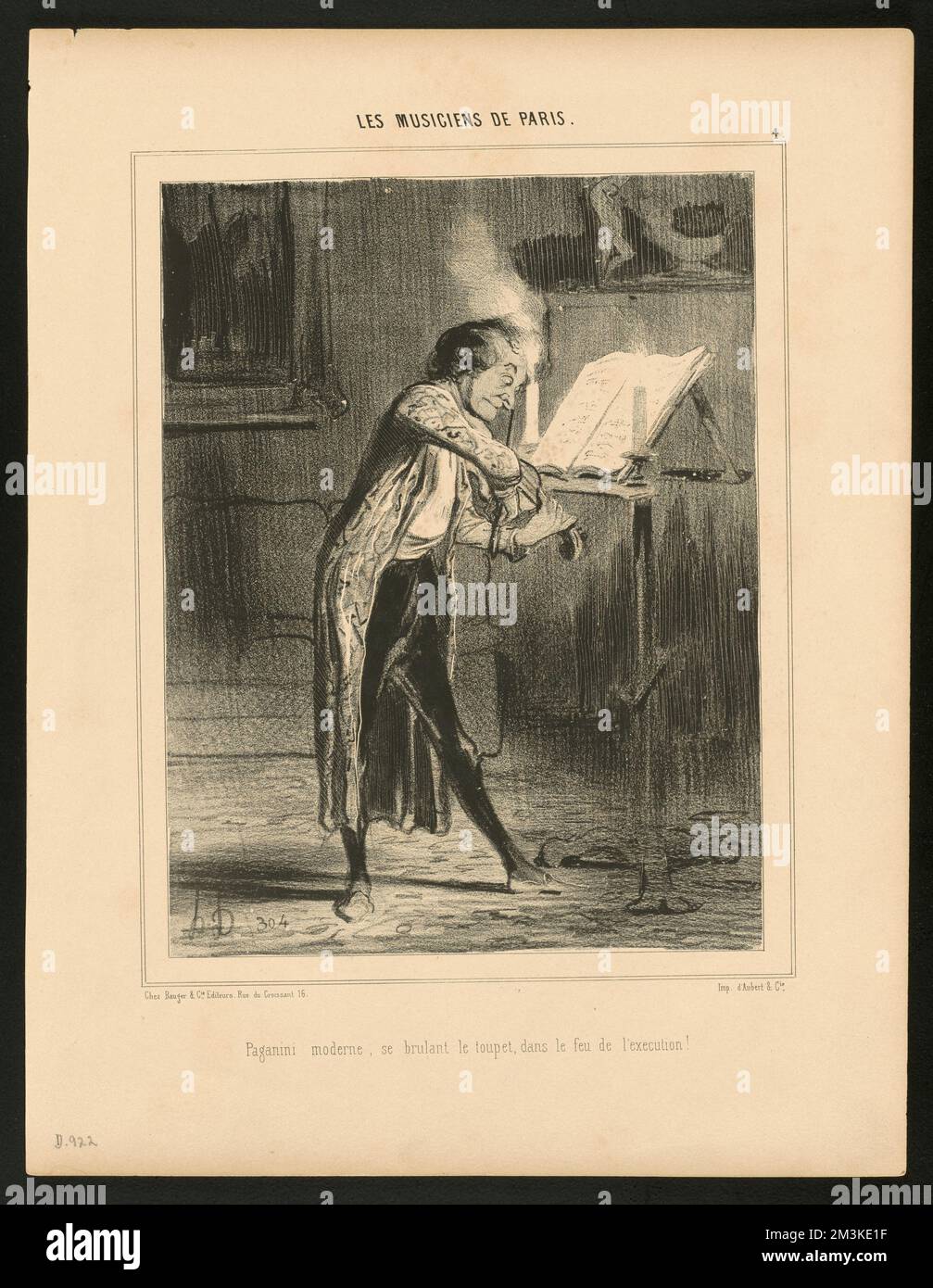 Paganini moderne.... Honoré Daumier (1808-1879). Lithographs Stock ...