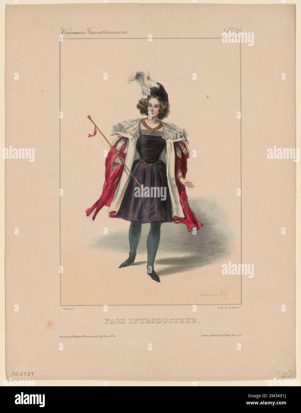 Page Introducteur ,. Paul Gavarni (1804-1866). Lithographs and Other ...