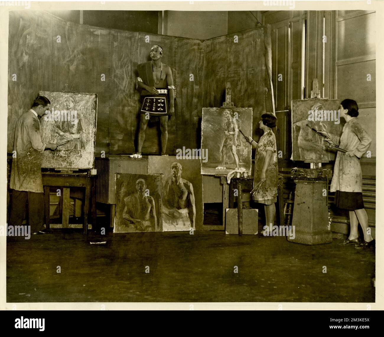 Painting class , Artists' models, Costumes, Students, Painting ...