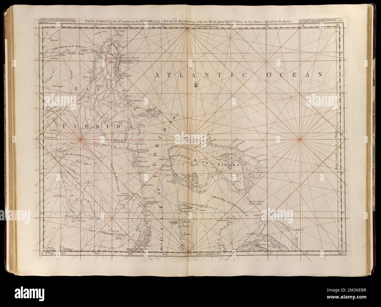 Païs cedés, sheet IId, containing the Peninsula & Gulf of Florida, with ...