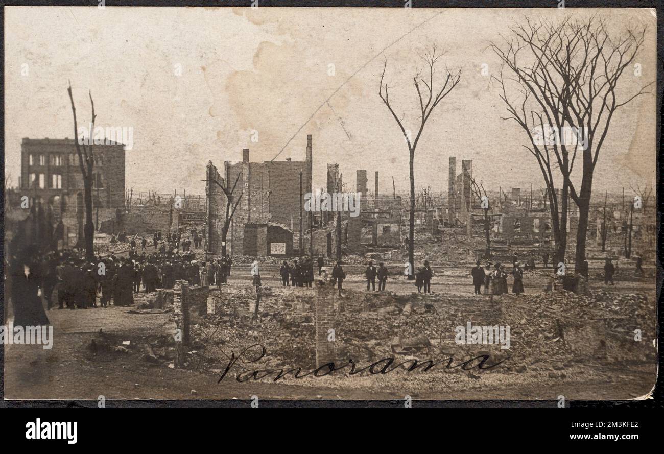 Panorama , Fires, Ruins. Chelsea Public Library Archive Collection ...