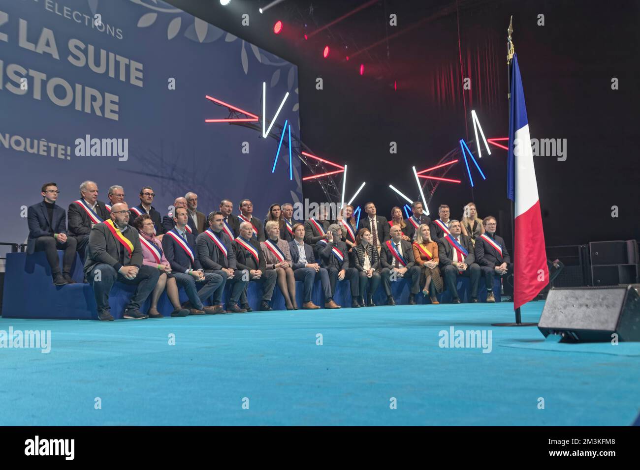 Paris, France.4th December, 2022. Eric Zemmour speaks at the ...