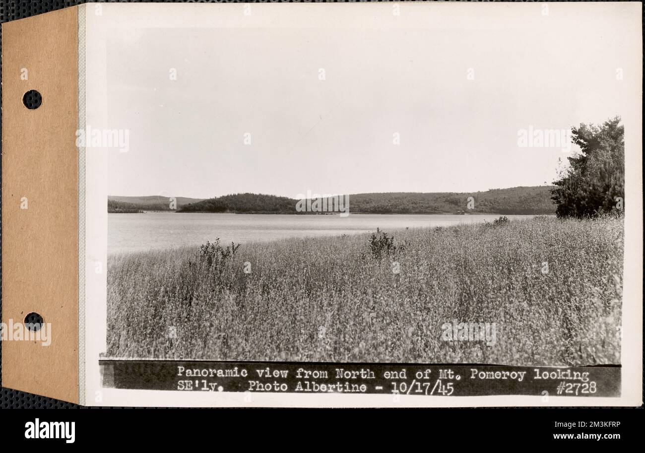 Panoramic view from north end of Mount Pomeroy, looking southeasterly ...