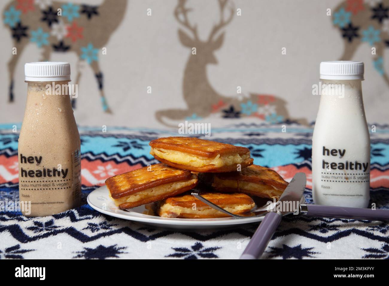 Gabin Cake Filled with Tape, a typical food from Samarinda City ...