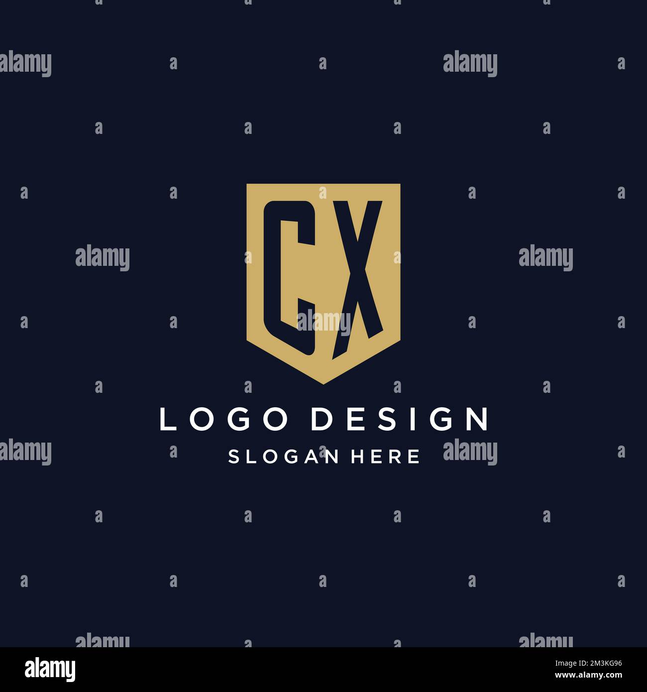 CX monogram initials logo design with shield icon template Stock Vector Image & Art - Alamy