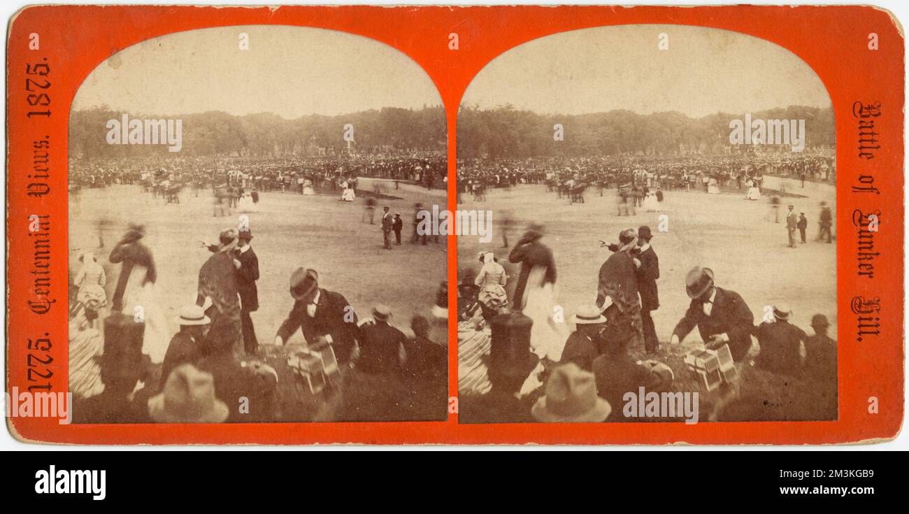 Parade Ground, Boston Common, June 17th , Centennial celebrations Stock ...