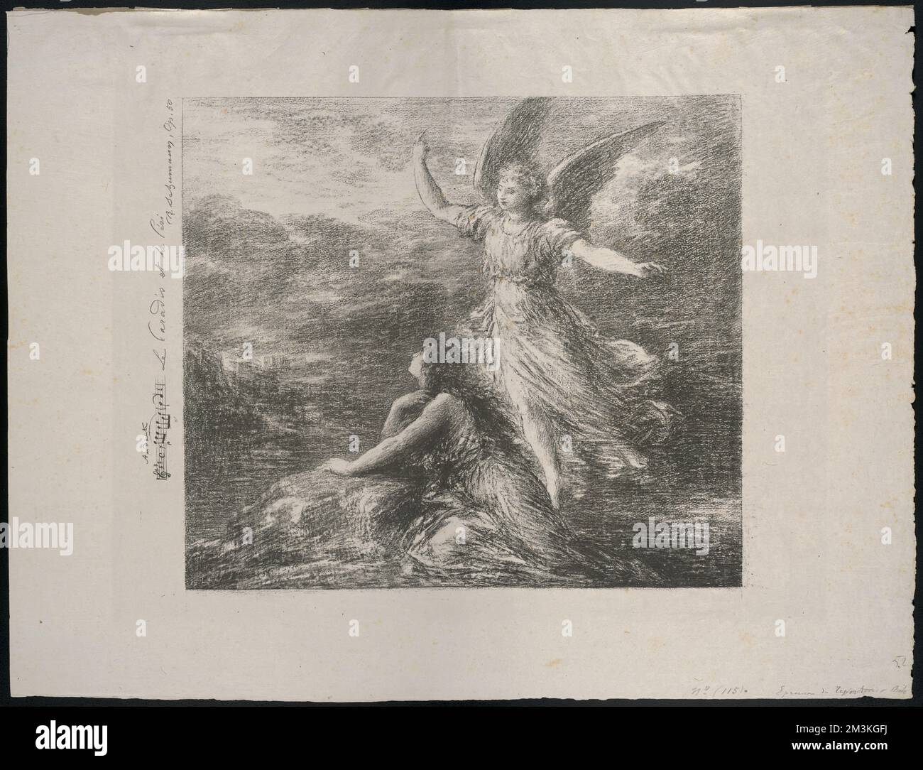 Le Paradis et la Péri. Début. (2e planche) , Fictitious characters ...