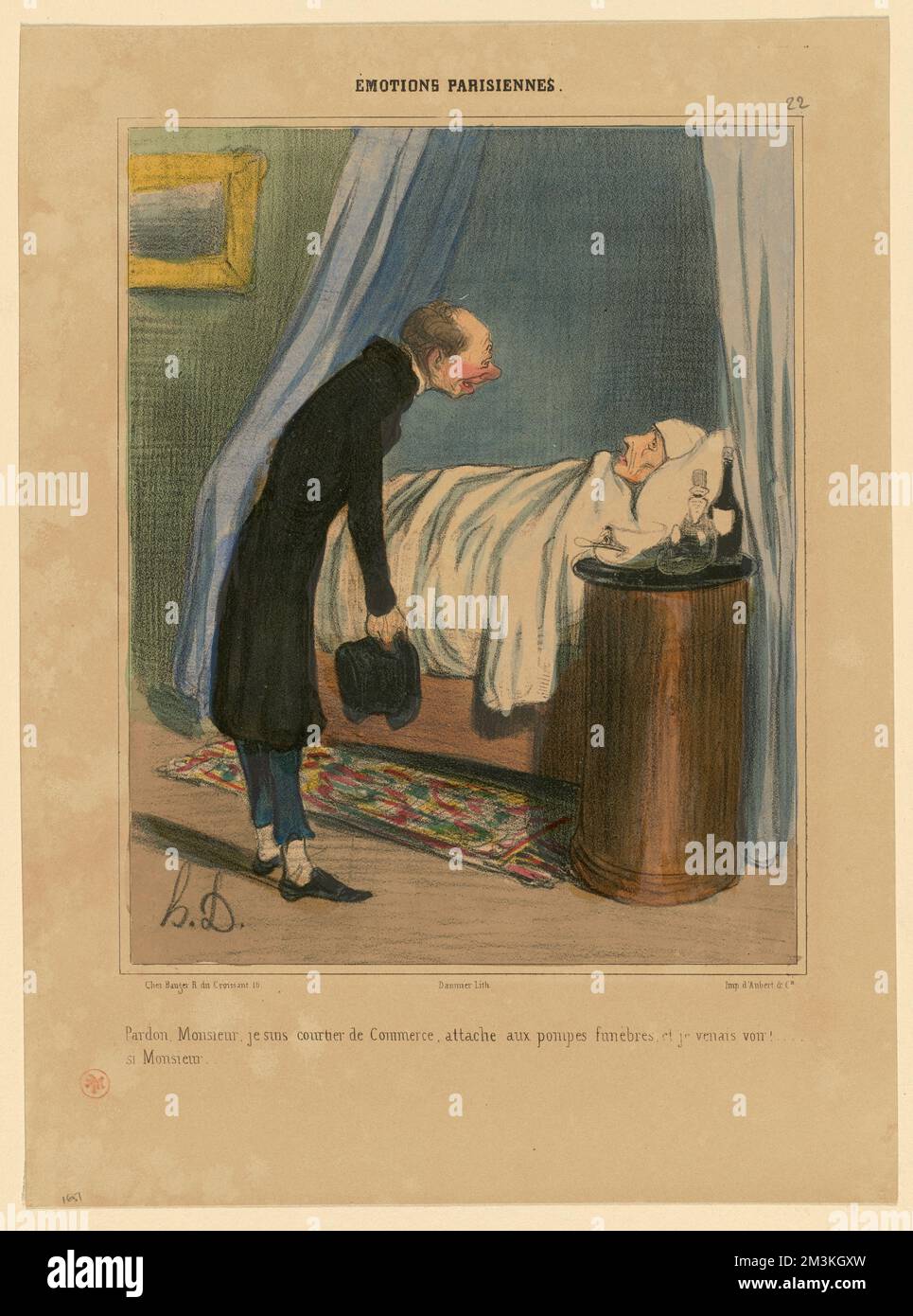 Pardon...je suis courtier de Commerce.... Honoré Daumier (1808-1879 ...
