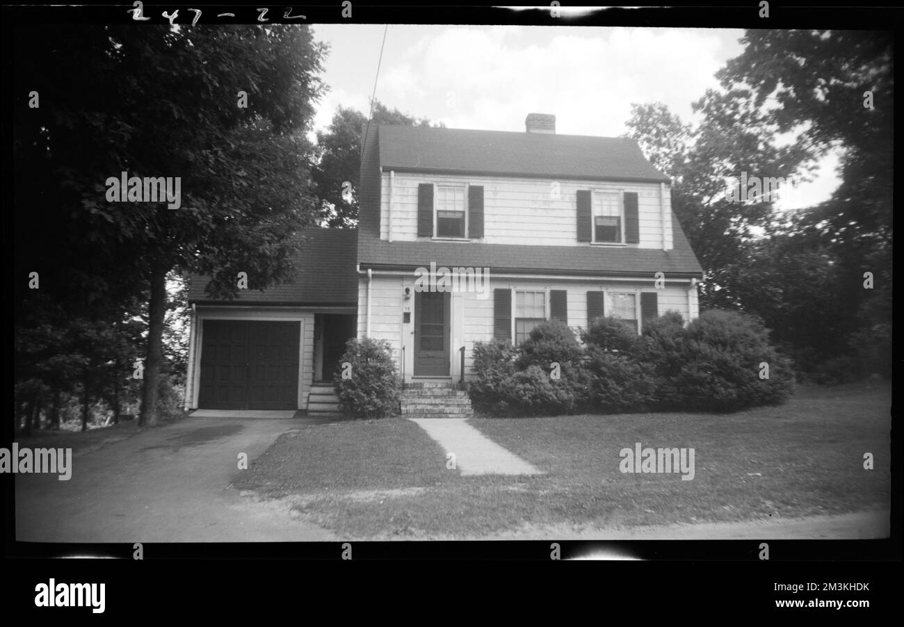Park Ave #22 , Houses. Needham Building Collection Stock Photo - Alamy