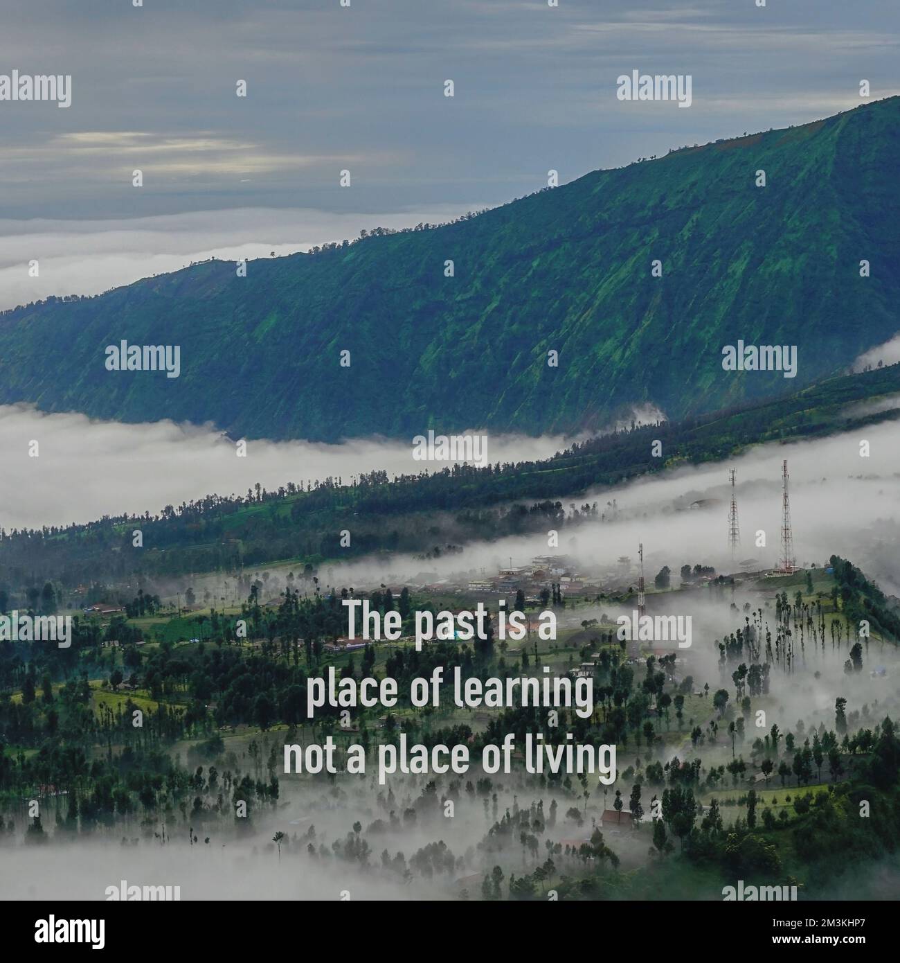 Life inspirational and motivational quote - The past is a place of ...