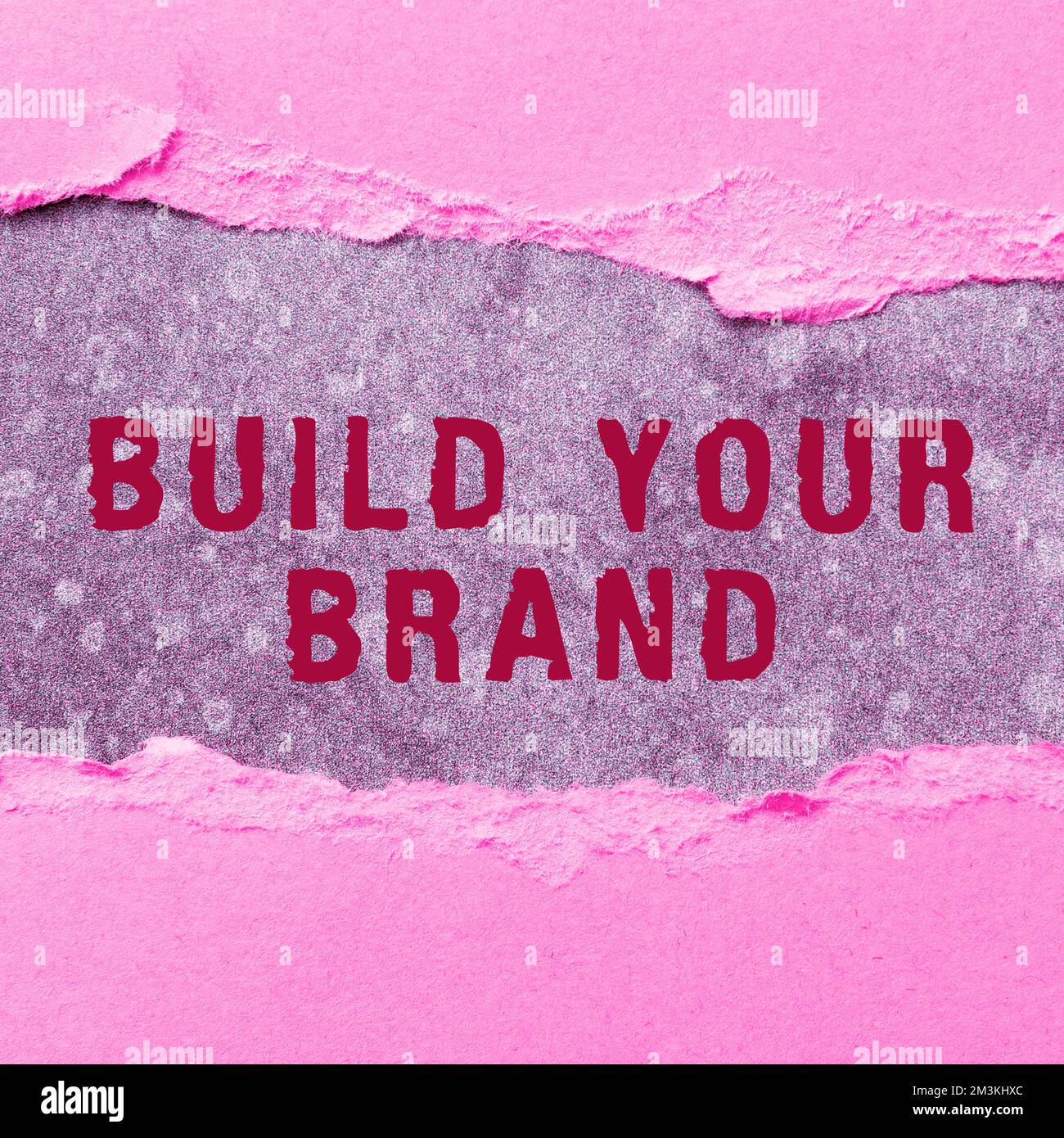 Text sign showing Build Your Brand. Business concept Make a commercial ...