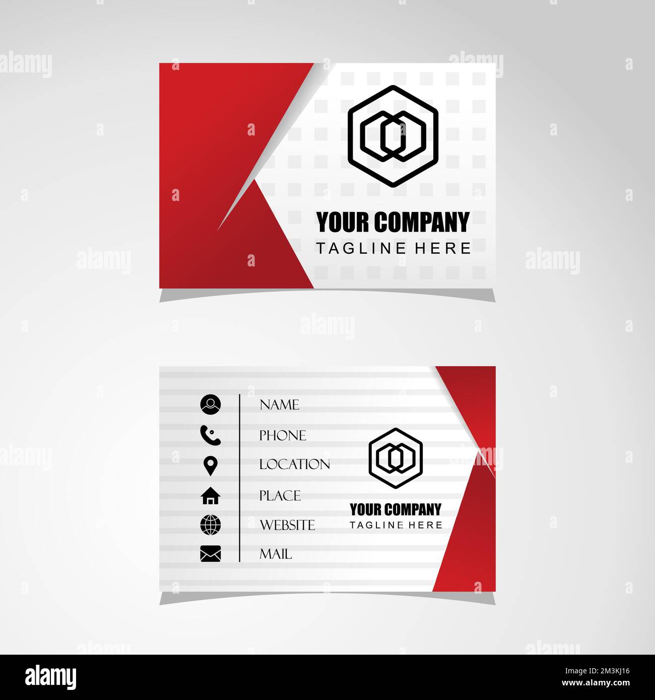 Corporate office stationery Stock Vector Images - Alamy