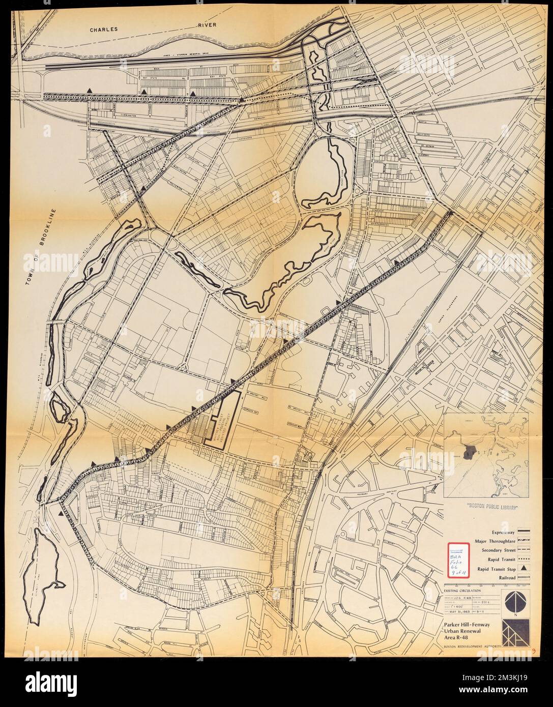 Parker Hill-Fenway urban renewal area r-48 : existing circulation ...
