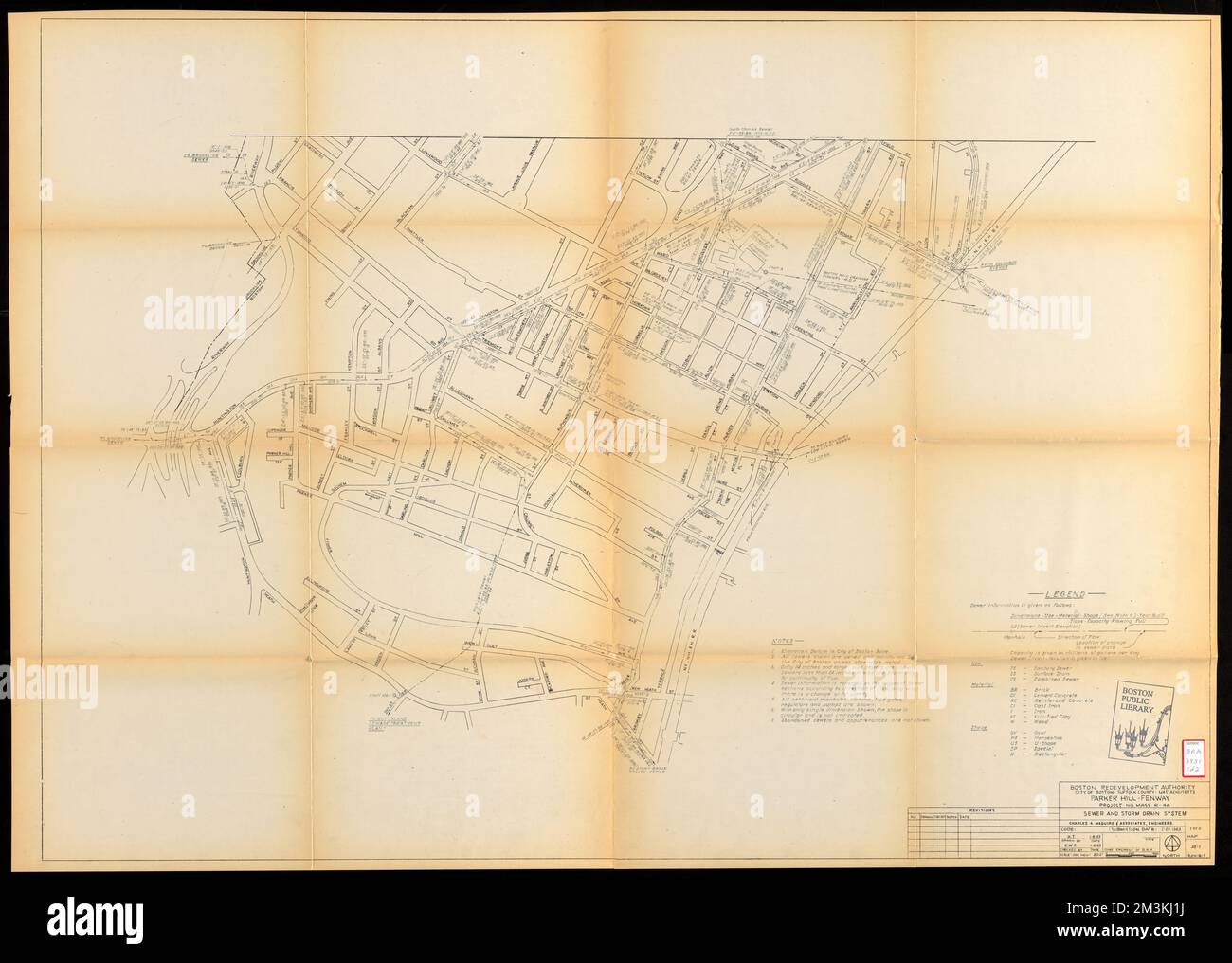 Parker Hill-Fenway project no. Mass. R-48 : sewer and storm drain ...