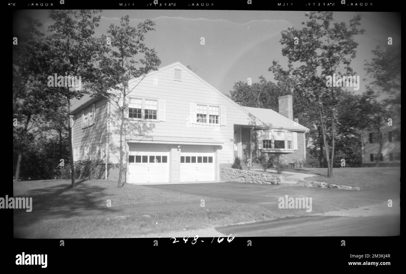 Parker Road #166 , Houses. Needham Building Collection Stock Photo - Alamy