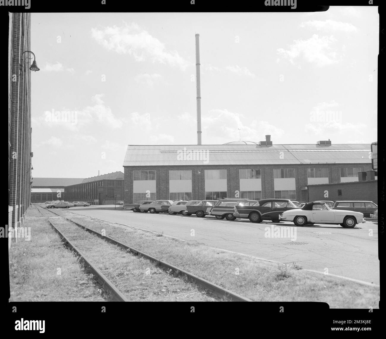 Parking area rear bldg. 292-39 , Armories, Buildings, Parking lots ...