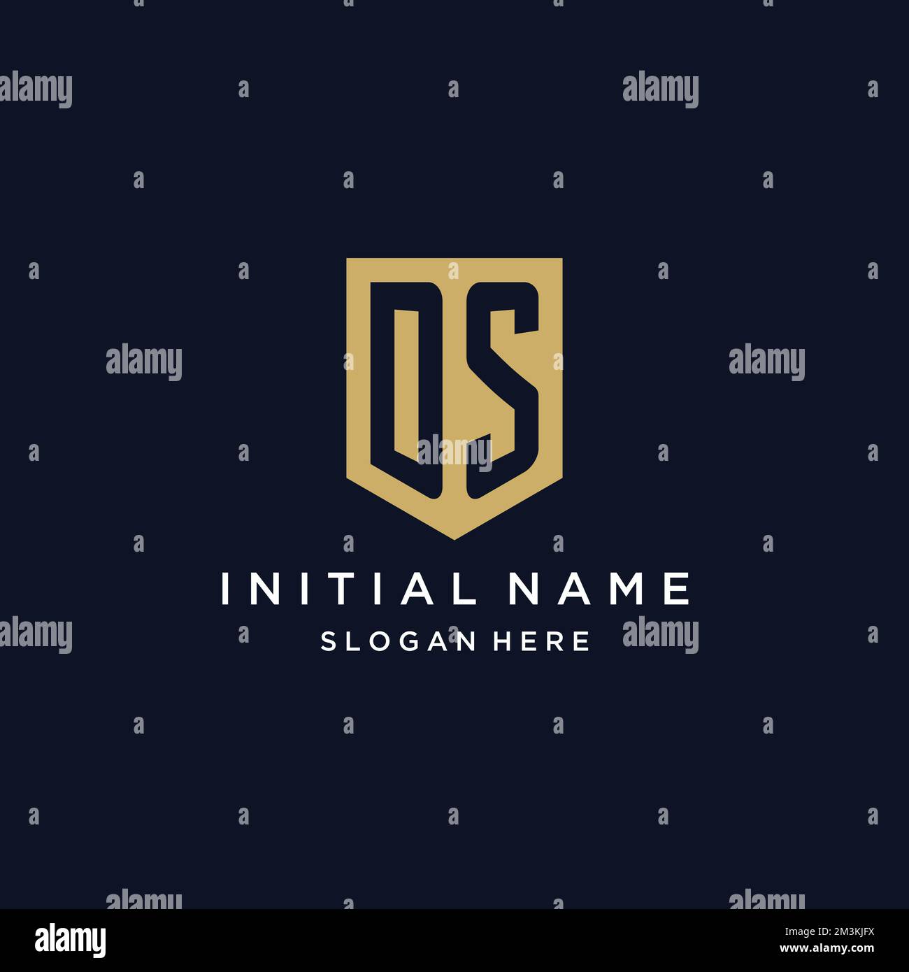 Ds Initials Logo Stock Vector Images Alamy