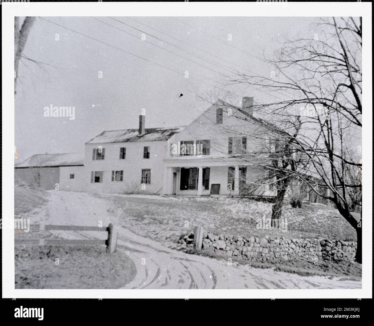 Parson Josiah Bridge house , Houses. Wayland Free Public Library Cage ...
