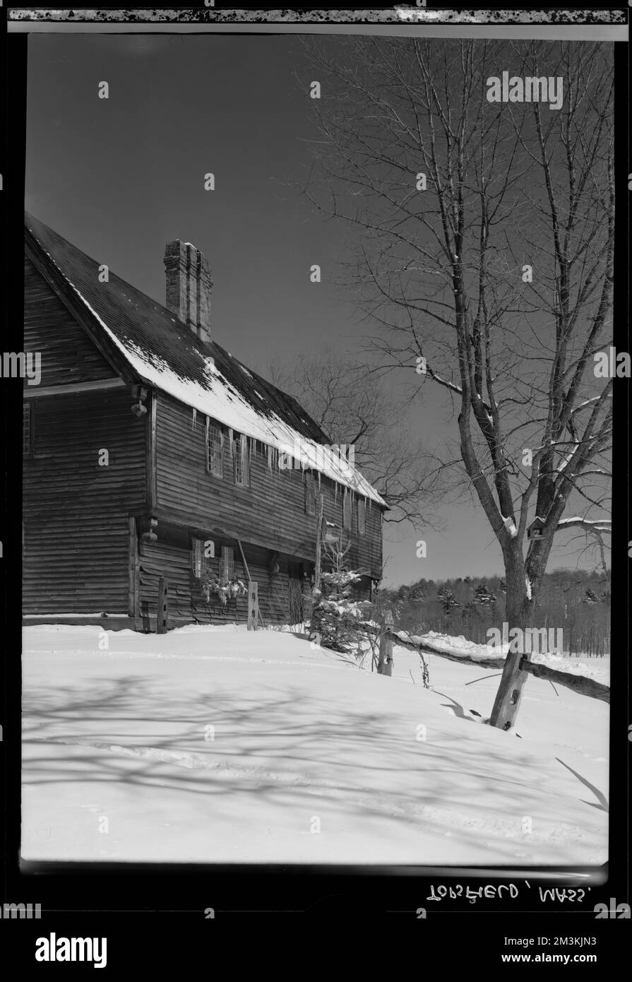 Parson-Capen House, snow , Architecture, Dwellings, Snow. Samuel ...