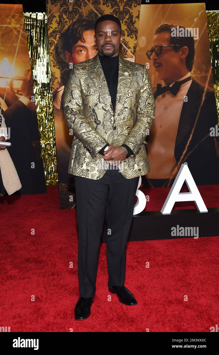 Los Angeles, USA. 15th Dec, 2022. Jovan Adepo arriving to Paramount ...