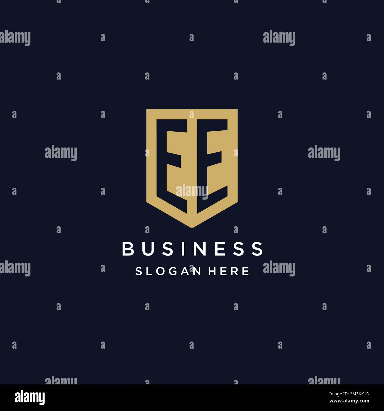 EE monogram initials logo design with shield icon template Stock Vector ...