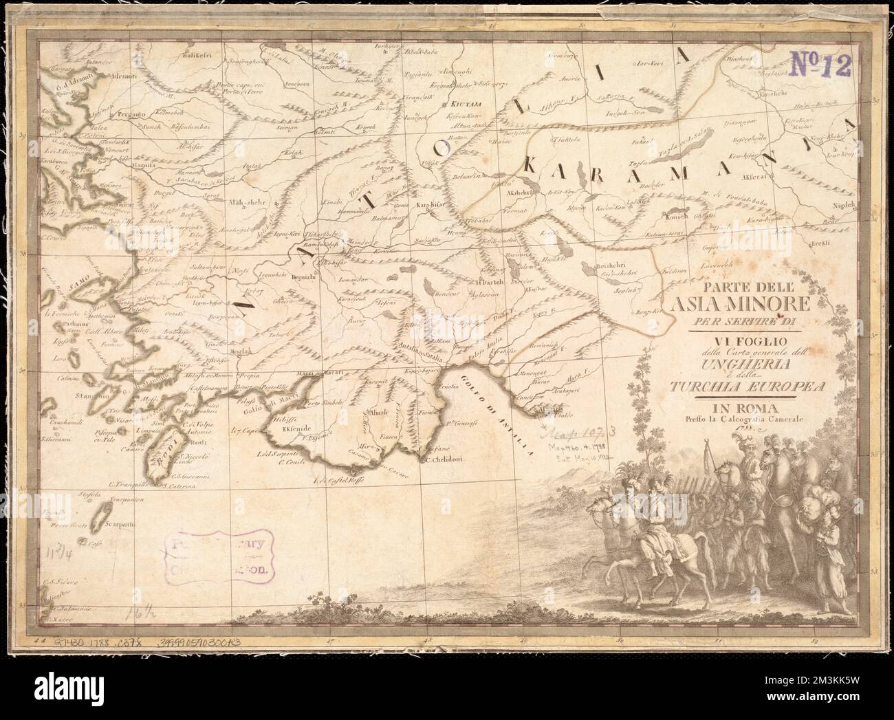 Parte dell'Asia Minore per servire di VI foglio della carta generale ...