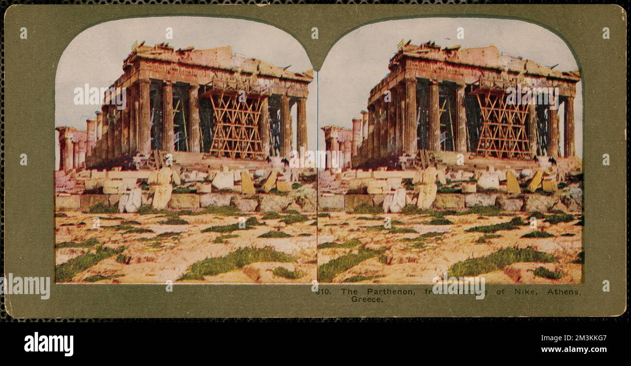 The Parthenon, from Temple of Nike, Athens, Greece , Greek temples ...