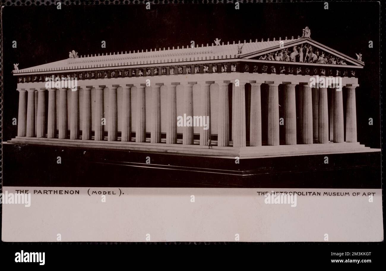 The Parthenon (model), the Metropolitan Museum of Art , Greek temples, Building models ...