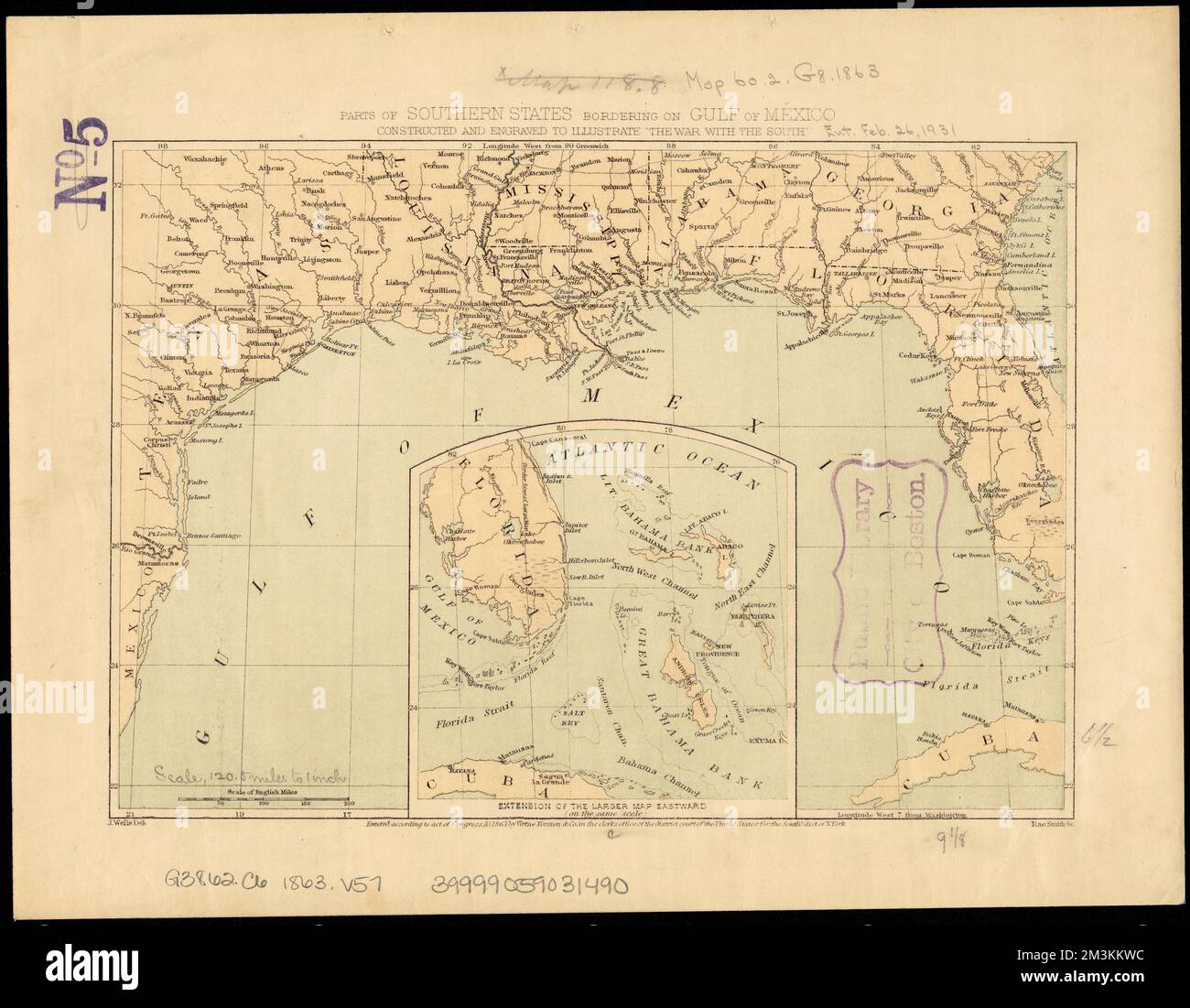 Parts of southern states bordering on Gulf of Mexico : constructed and ...