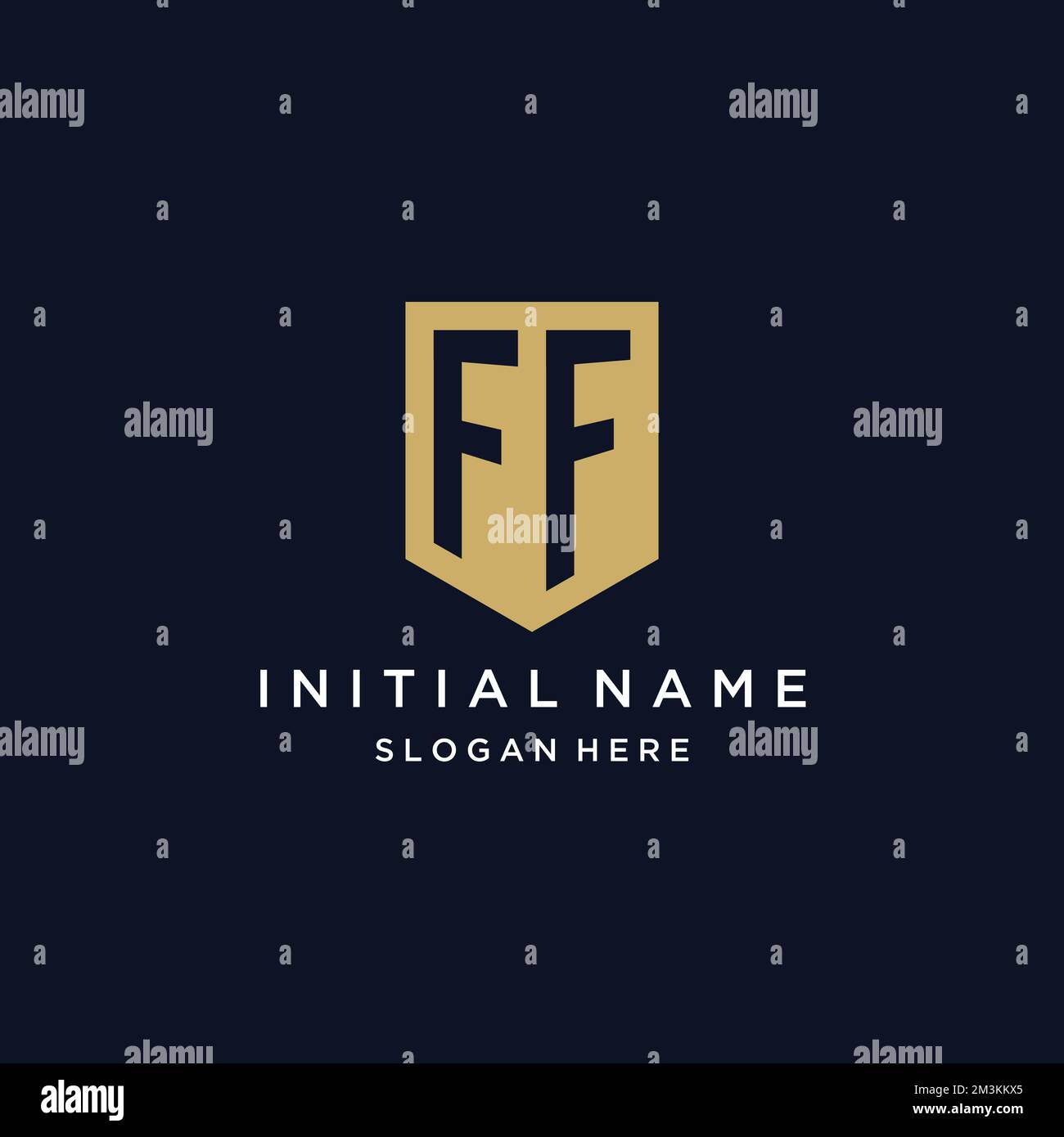 Ff initials logo hi-res stock photography and images - Alamy