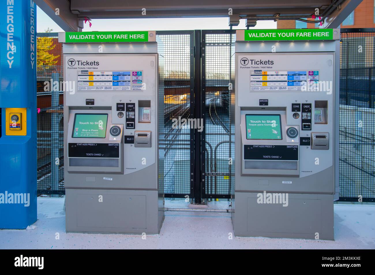 Light rail train ticket machine hi-res stock photography and images - Alamy