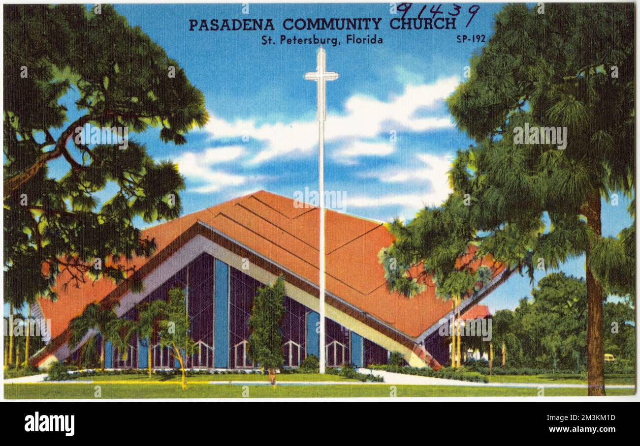 Pasadena Community Church, St. Petersburg, Florida , Churches, Tichnor ...