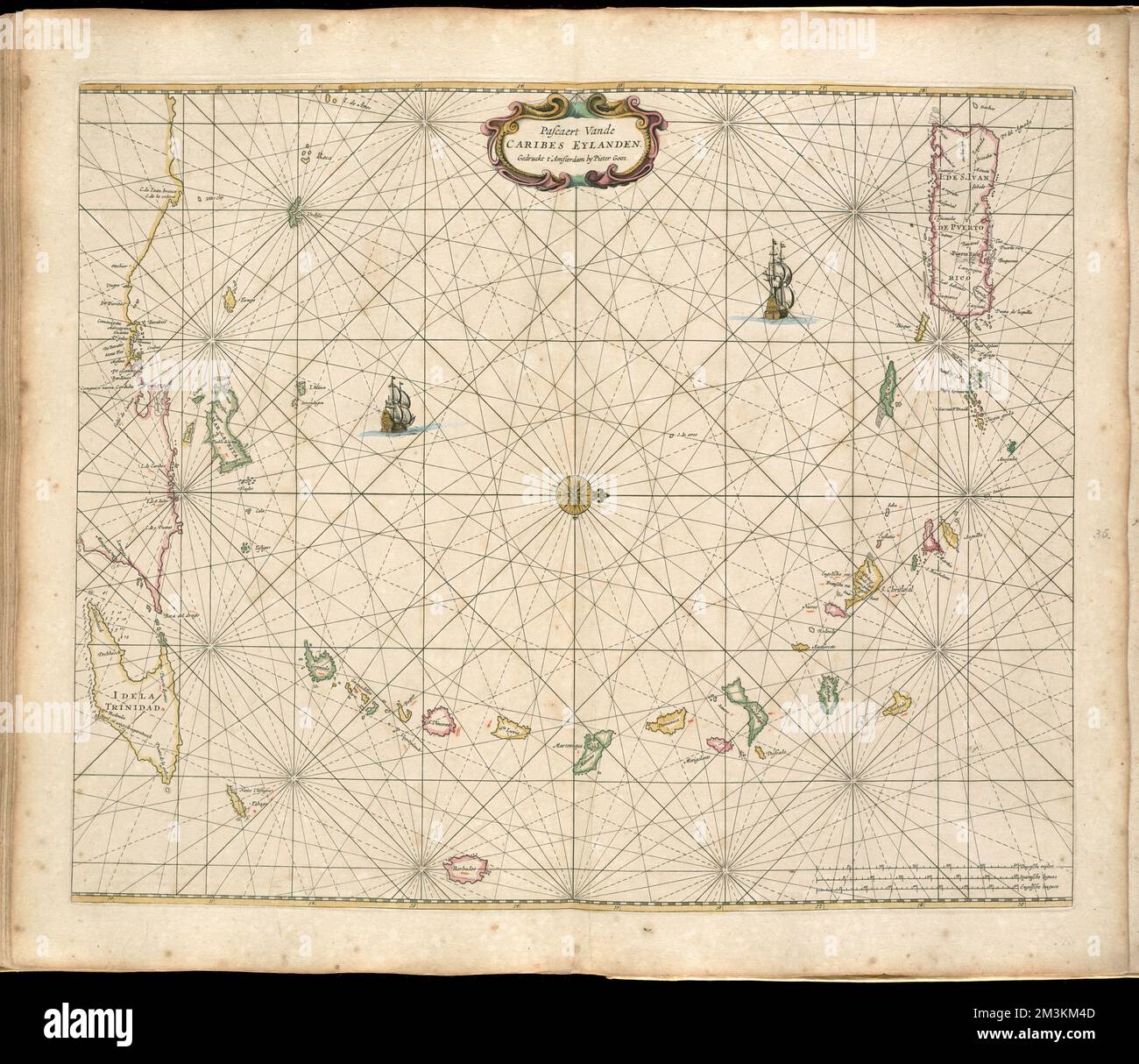 17th century caribbean map hi-res stock photography and images - Alamy