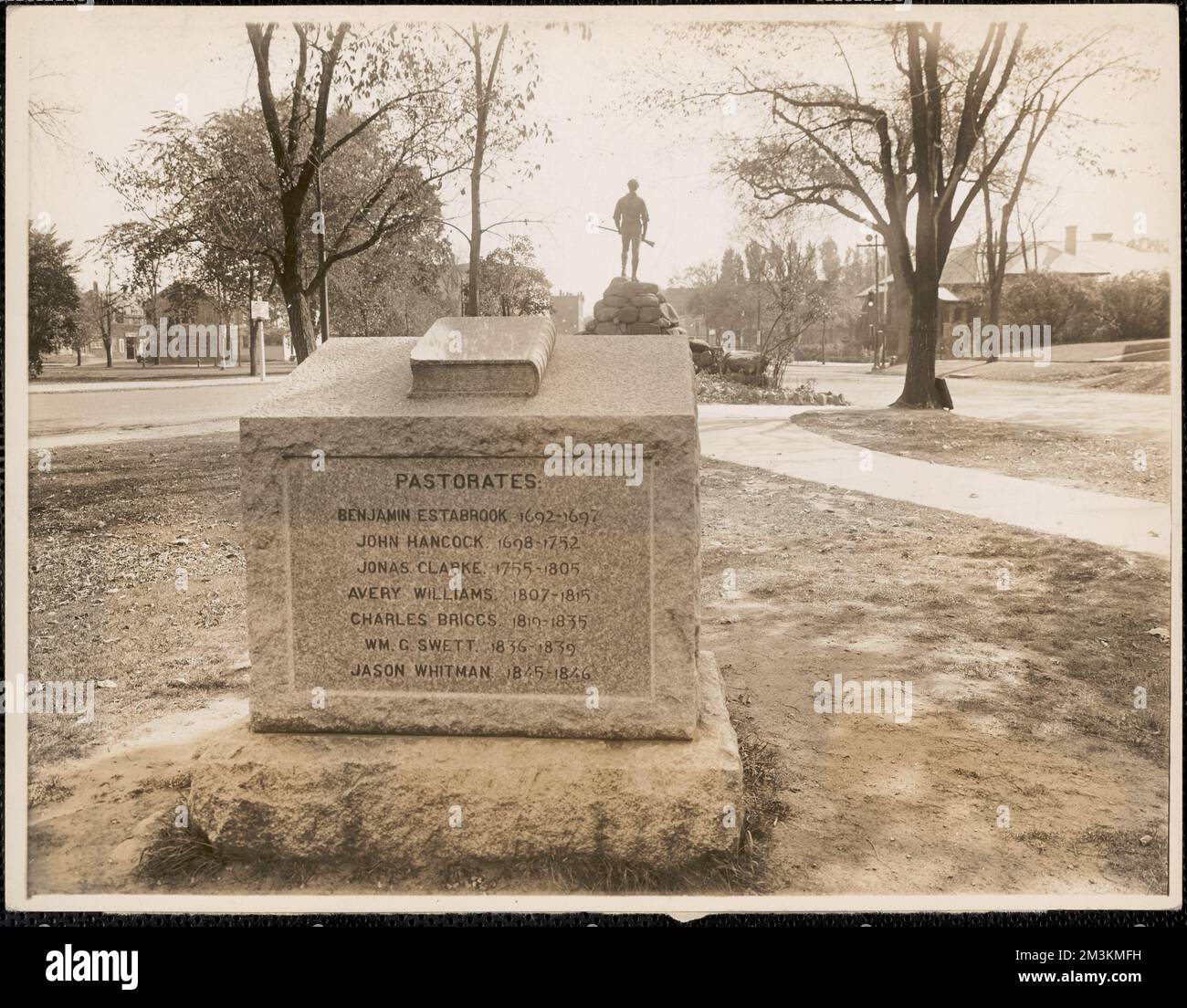 Pastorates , Monuments & memorials, Hancock, John, 1671-1752, Clark ...
