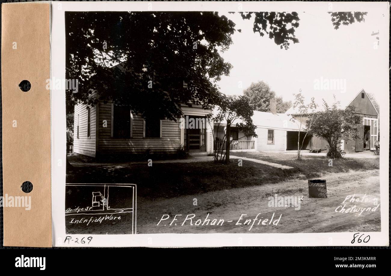 Patrick F. Rohan, house, barn, Enfield, Mass., Sep. 11, 1928 : Parcel ...