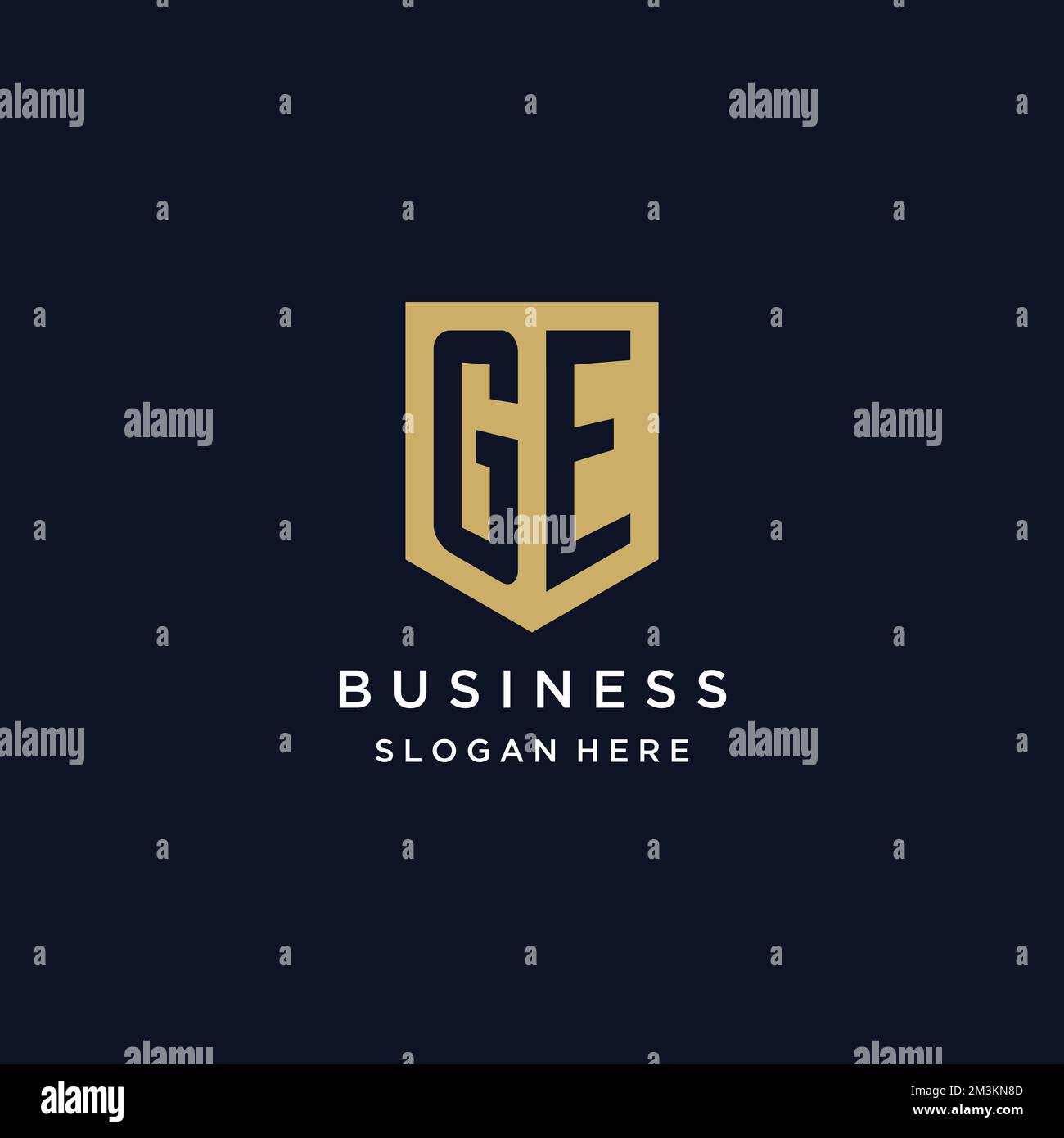 GE monogram initials logo design with shield icon template Stock Vector Image & Art - Alamy