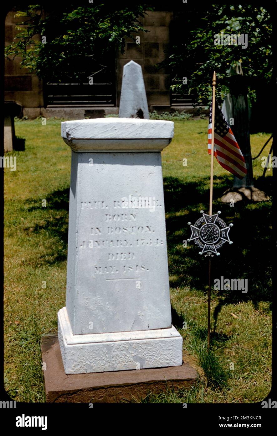 Paul Revere's headstone , Cemeteries, Tombs & sepulchral monuments, Granary Burying Ground ...