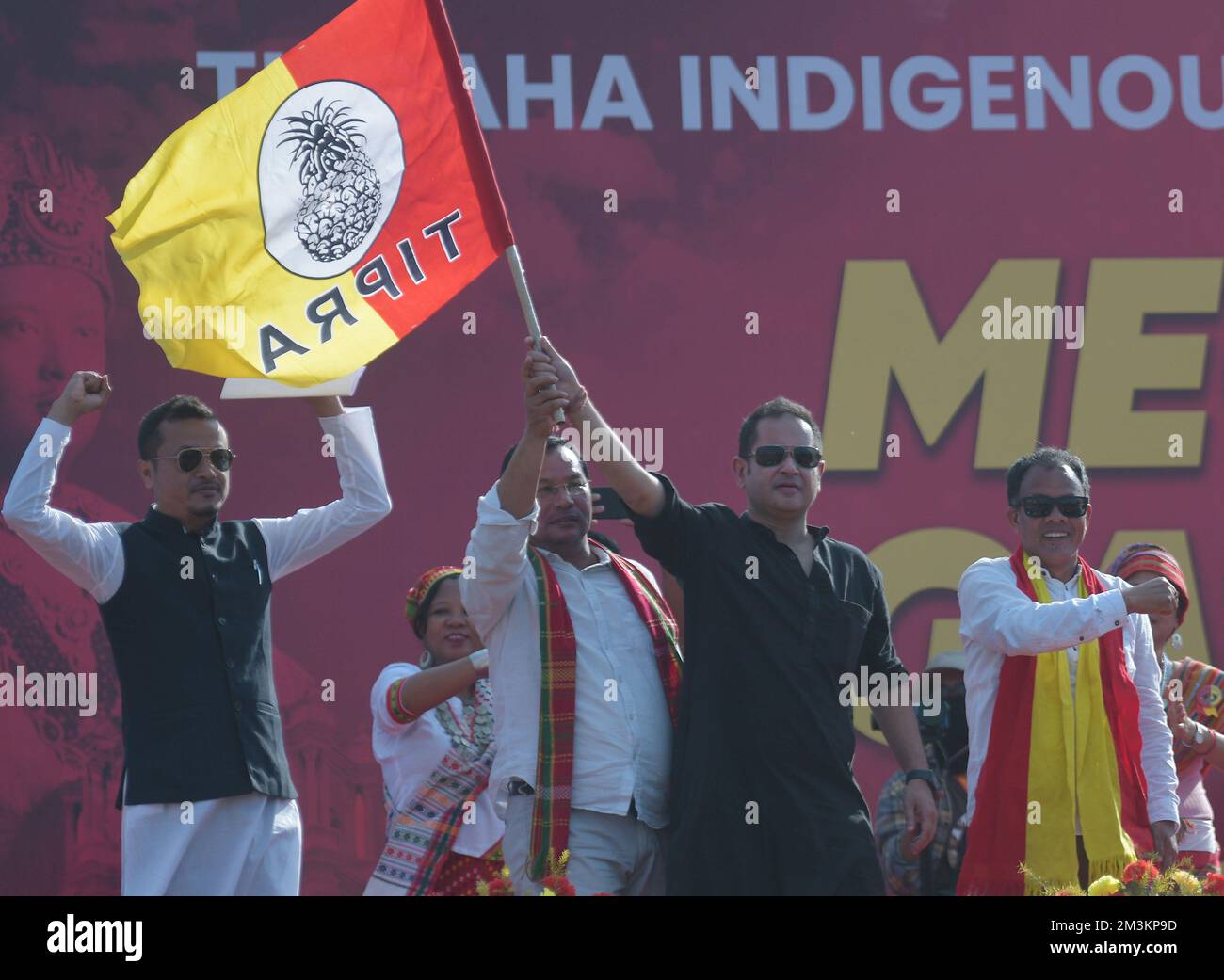 Tripura royal scion and president of the regional party "Tipra Motha" (Tipraha Indigenous ...