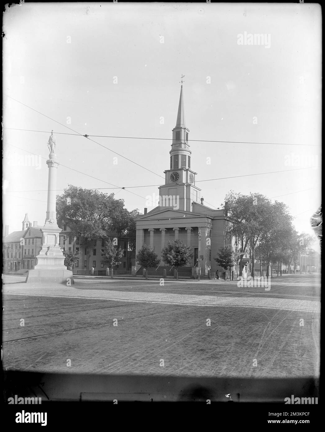 Peabody, South Congregational Church, 1844, fourth building on site ...