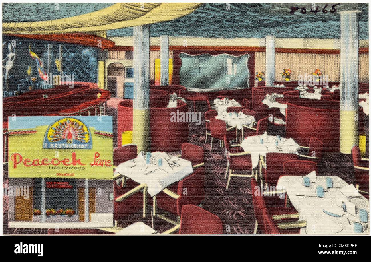 Peacock Lane , Restaurants, Tichnor Brothers Collection, postcards of ...
