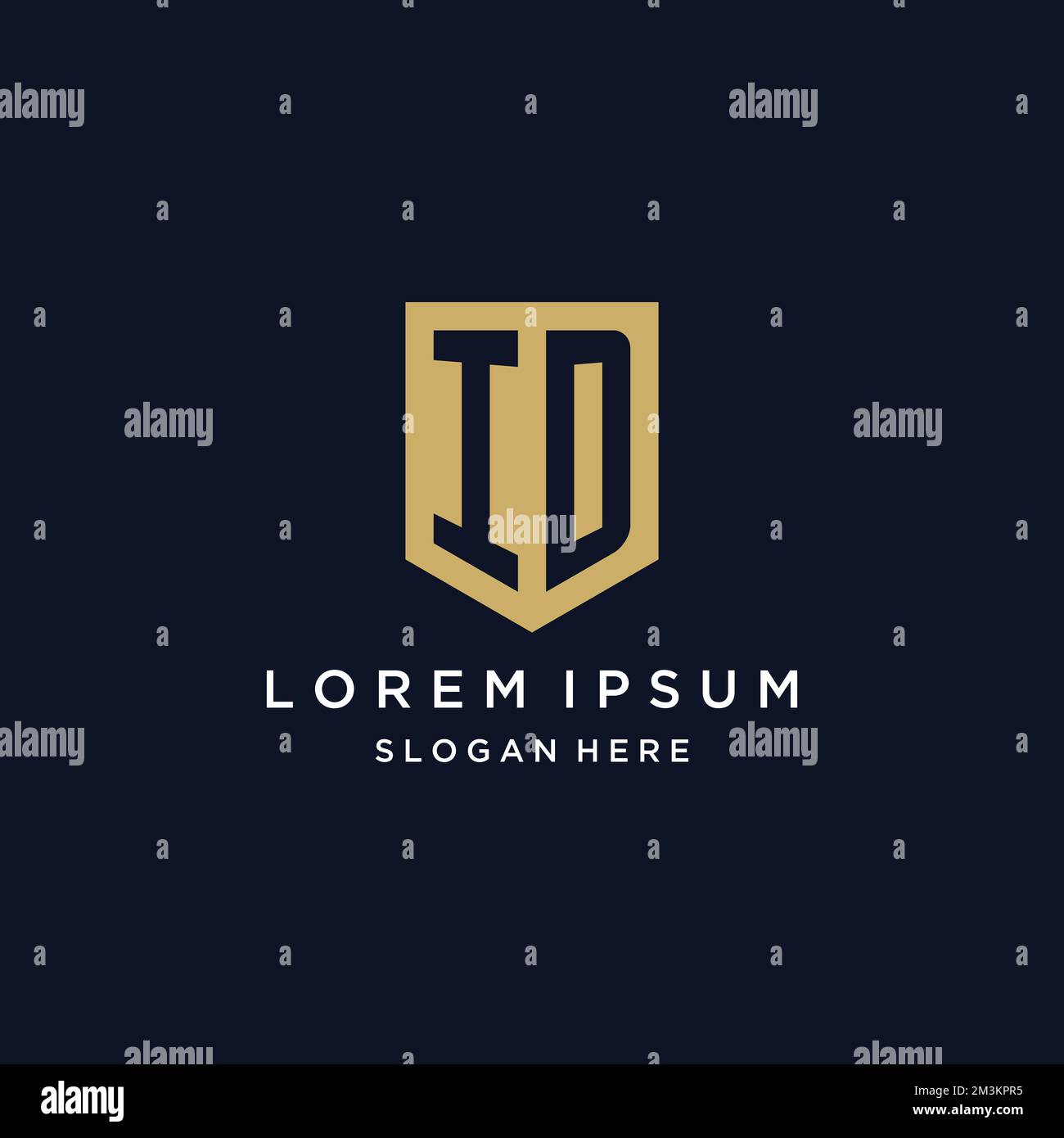 Id logo vector vectors hi-res stock photography and images - Alamy