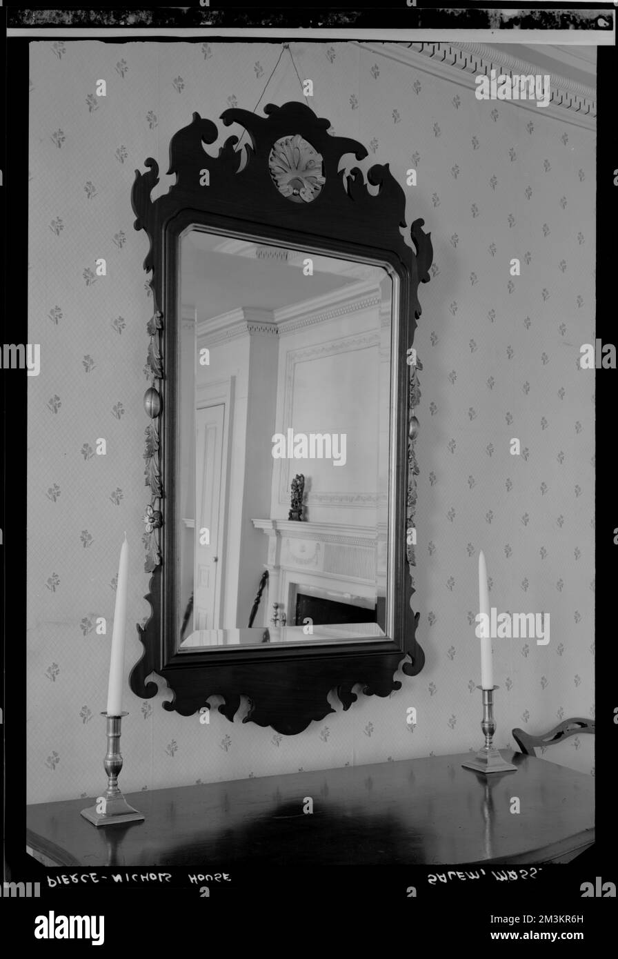 Peirce-Nichols House, Salem, interior, mirror , Architectural elements ...