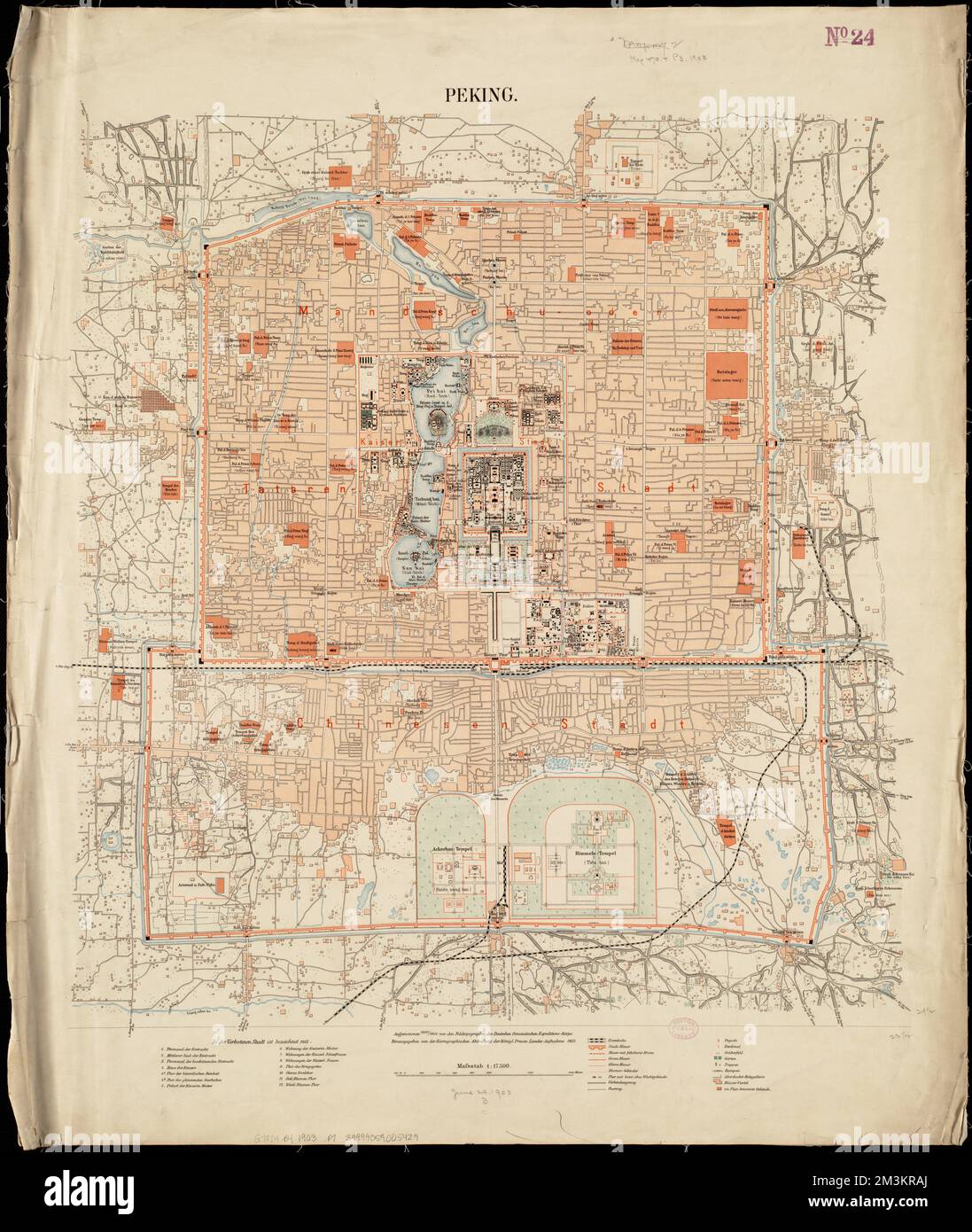 Peking , Beijing China, Maps Norman B. Leventhal Map Center Collection ...