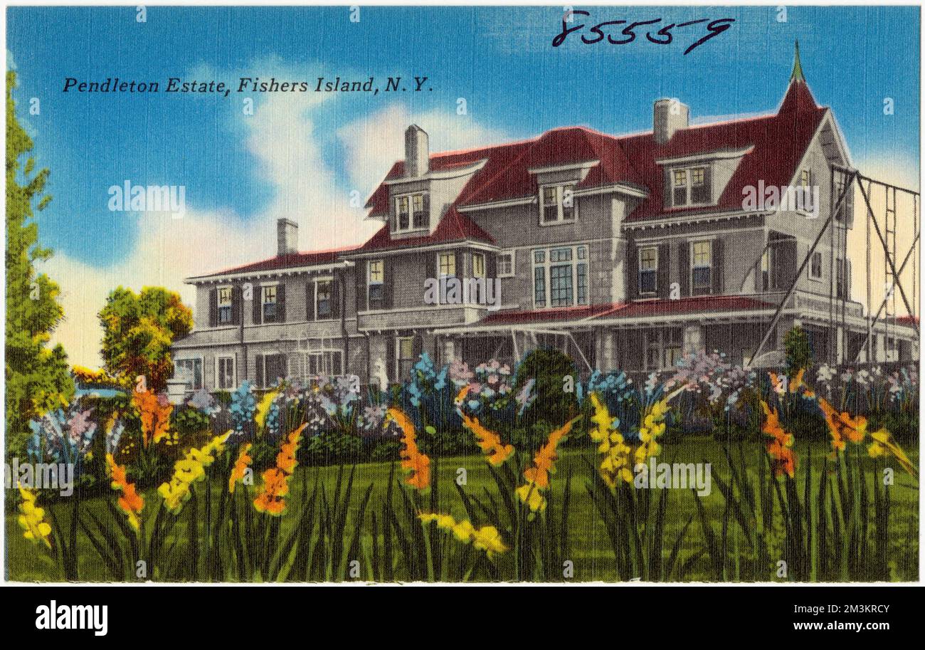Pendleton Estate, Fishers Island, N. Y. , Houses, Tichnor Brothers ...