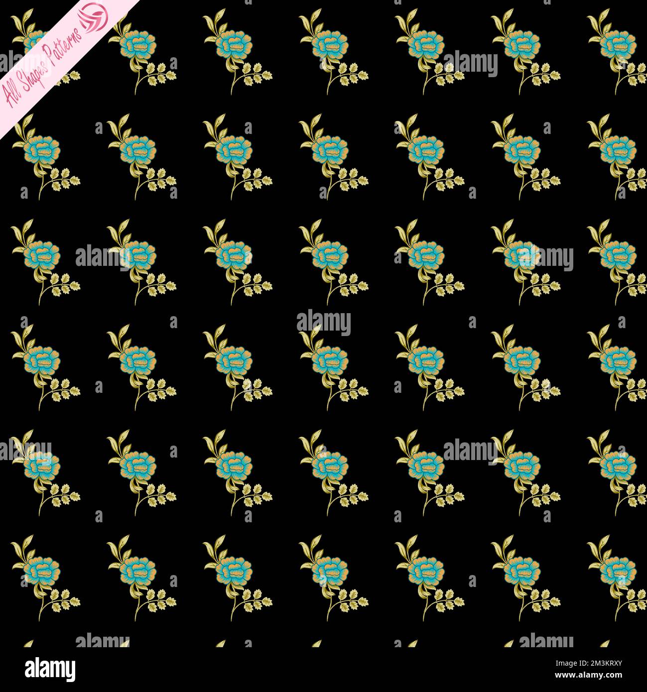 Digital And Textile Print Design Image Stock Photo - Alamy