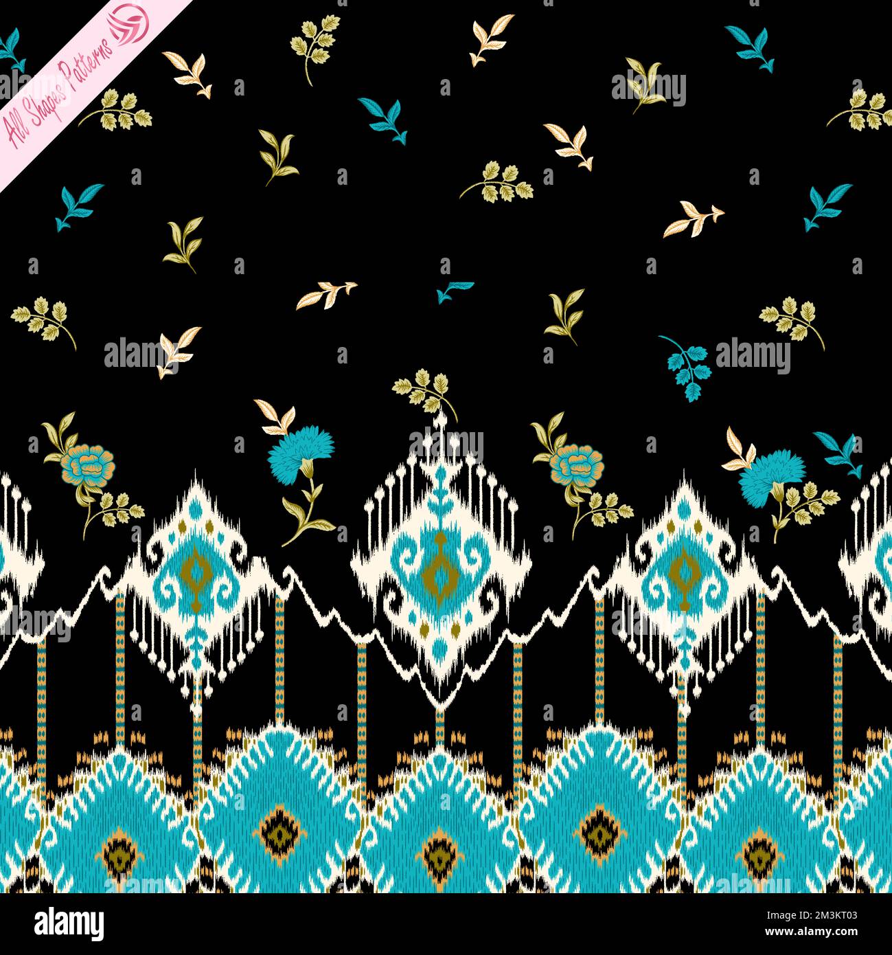 Digital And Textile Print Design Image Stock Photo - Alamy