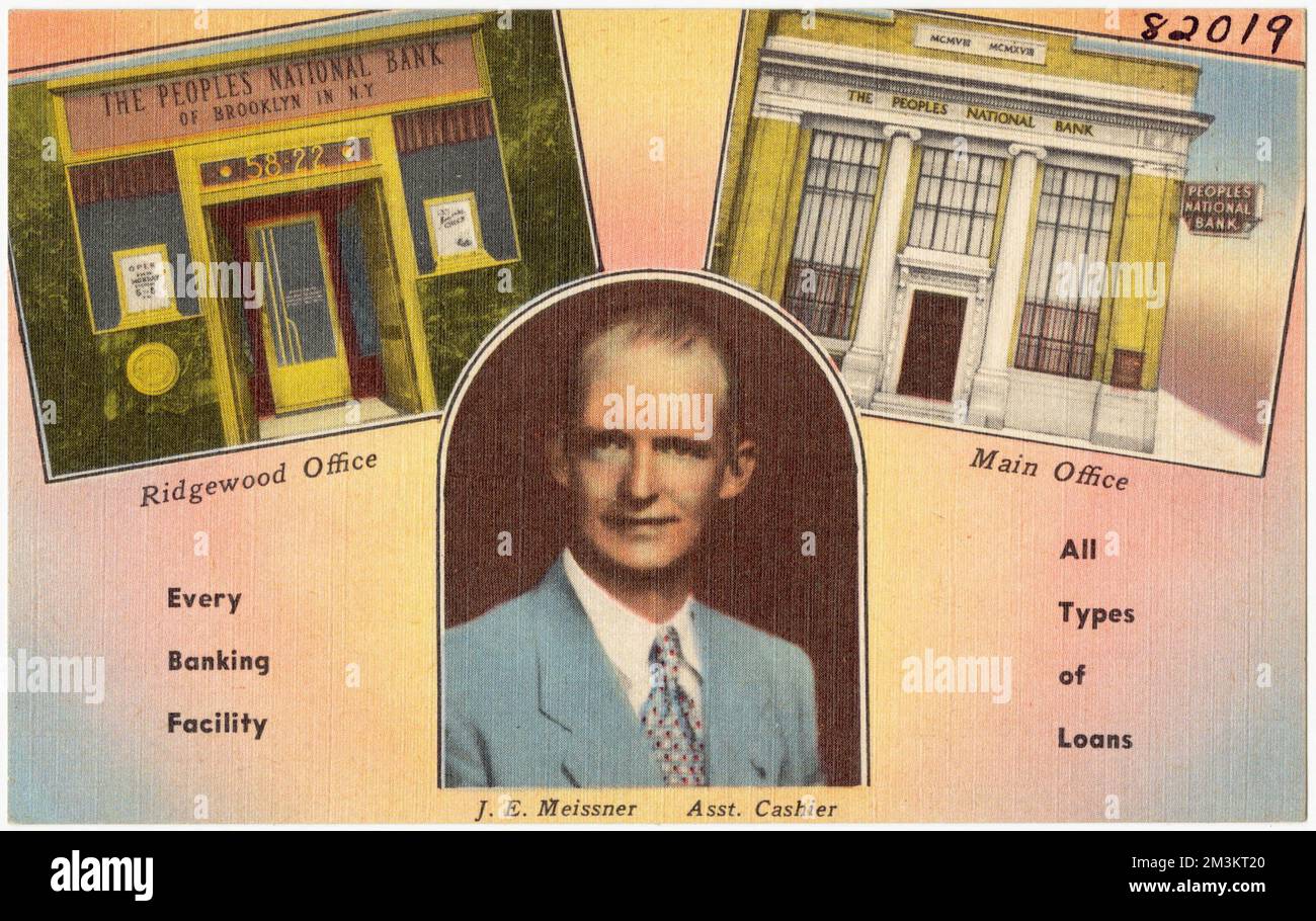 The People's National Bank of Brooklyn in N.Y. , Commercial facilities ...