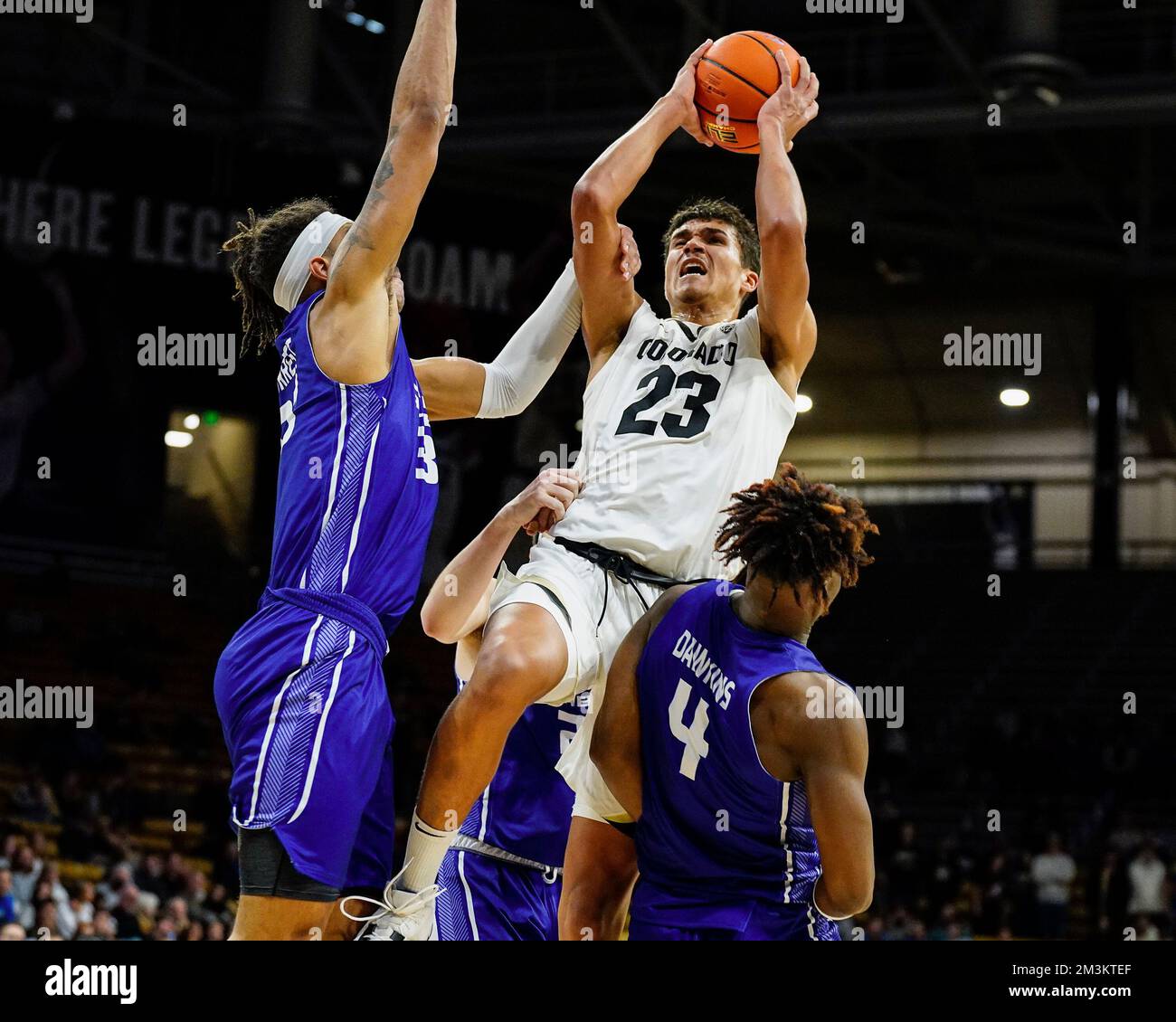 Boulder, CO, USA. 15th Dec, 2022. Colorado Buffaloes forward Tristan da ...