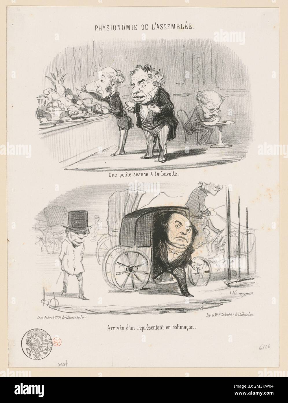 Une petite séance à la buvette... , La Rochejaquelein, Henri-Auguste ...