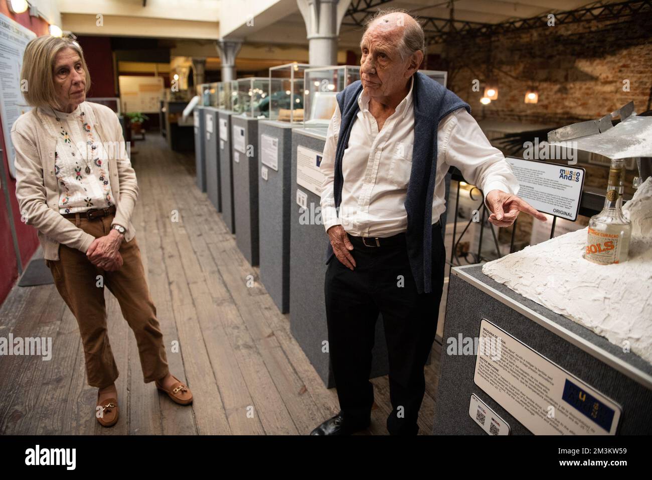 Montevideo, Uruguay. 15th Nov, 2022. Ramon Sabella (r), survivor of the ...
